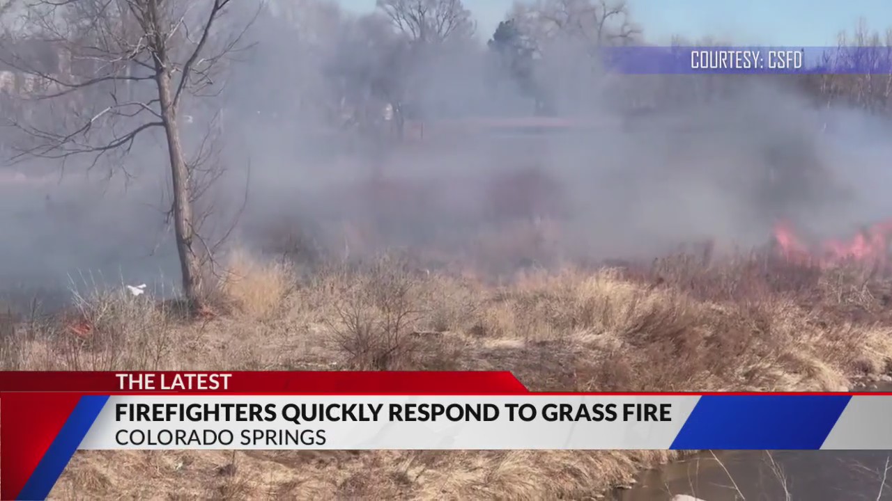 Grass fire near I-25 and Tejon under control