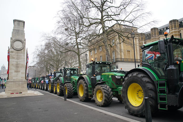 Farmers protest live: Tractors and tanks descend on Westminster as ...