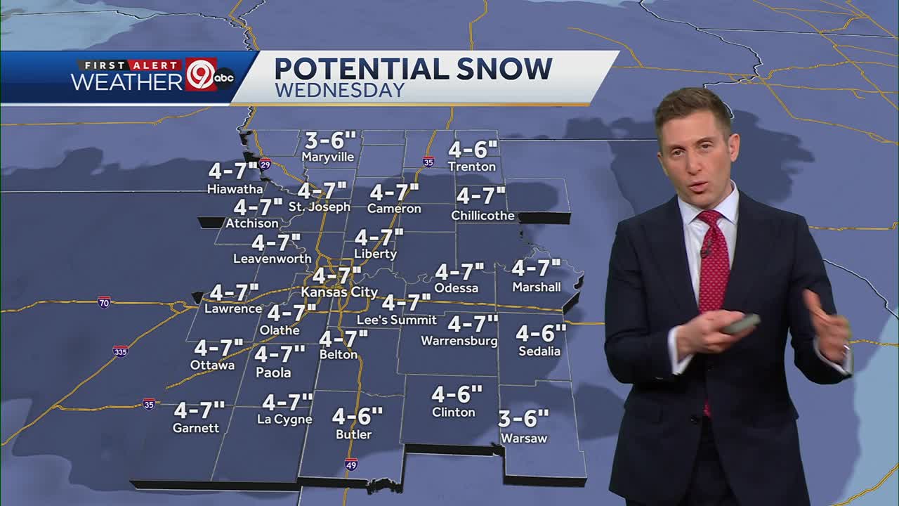 Multiple snow systems expected this week