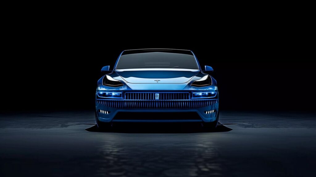 Na zderzaku Tesli będziesz mógł sobie wyświetlić przód innego auta ...