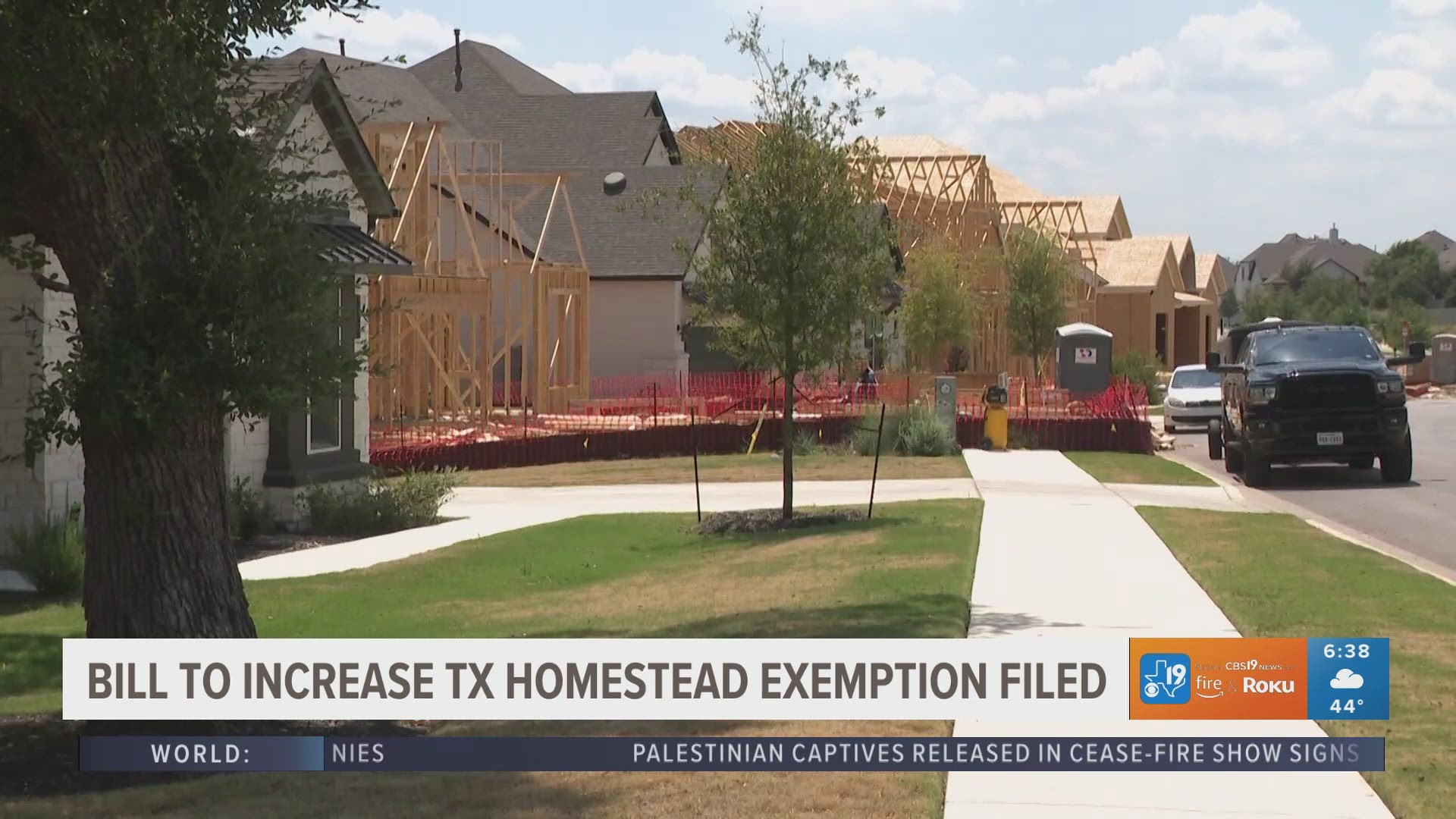 Lawmakers file bill to increase Texas homestead exemption bill