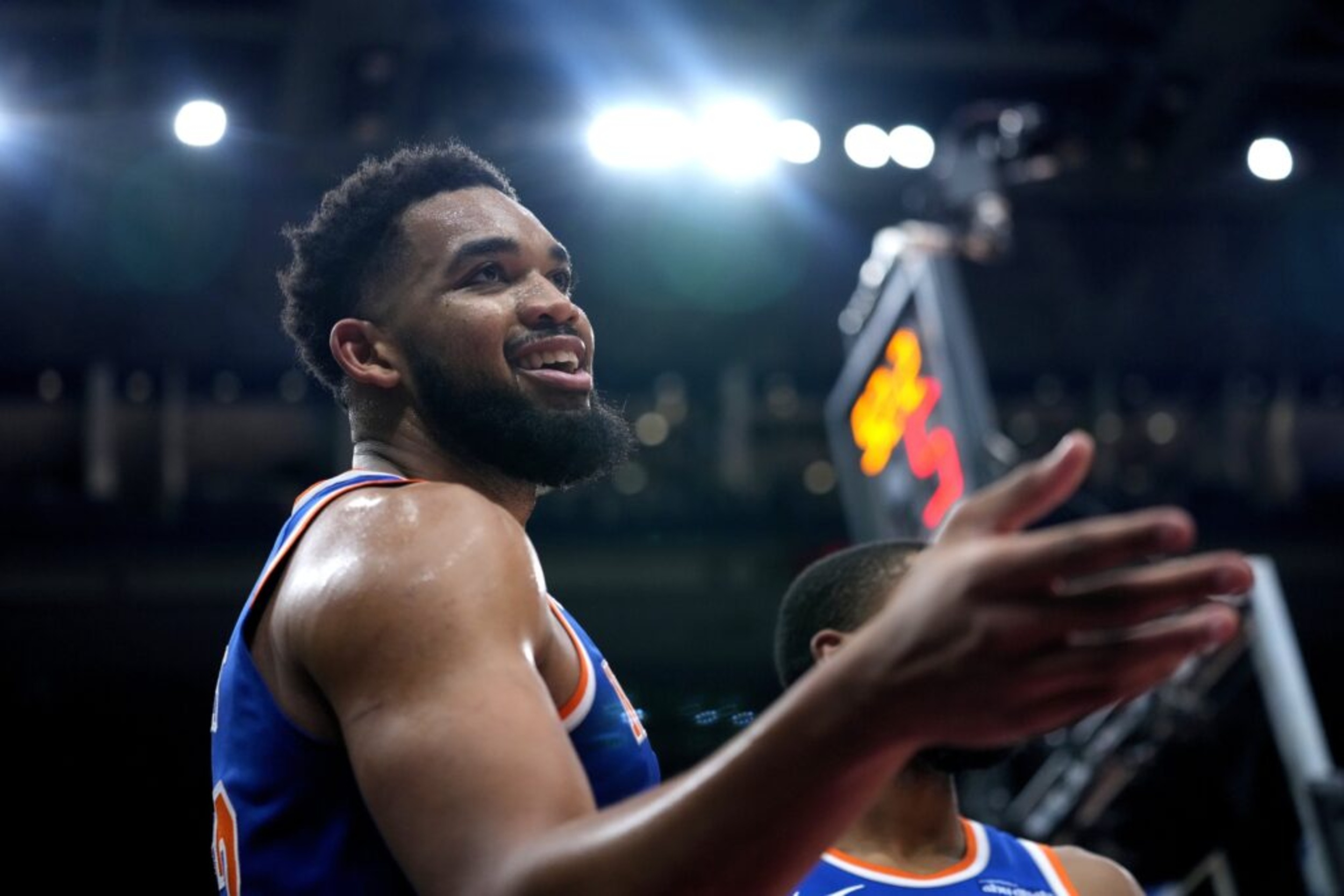 Knicks Stars Celebrate Eagles Super Bowl Win