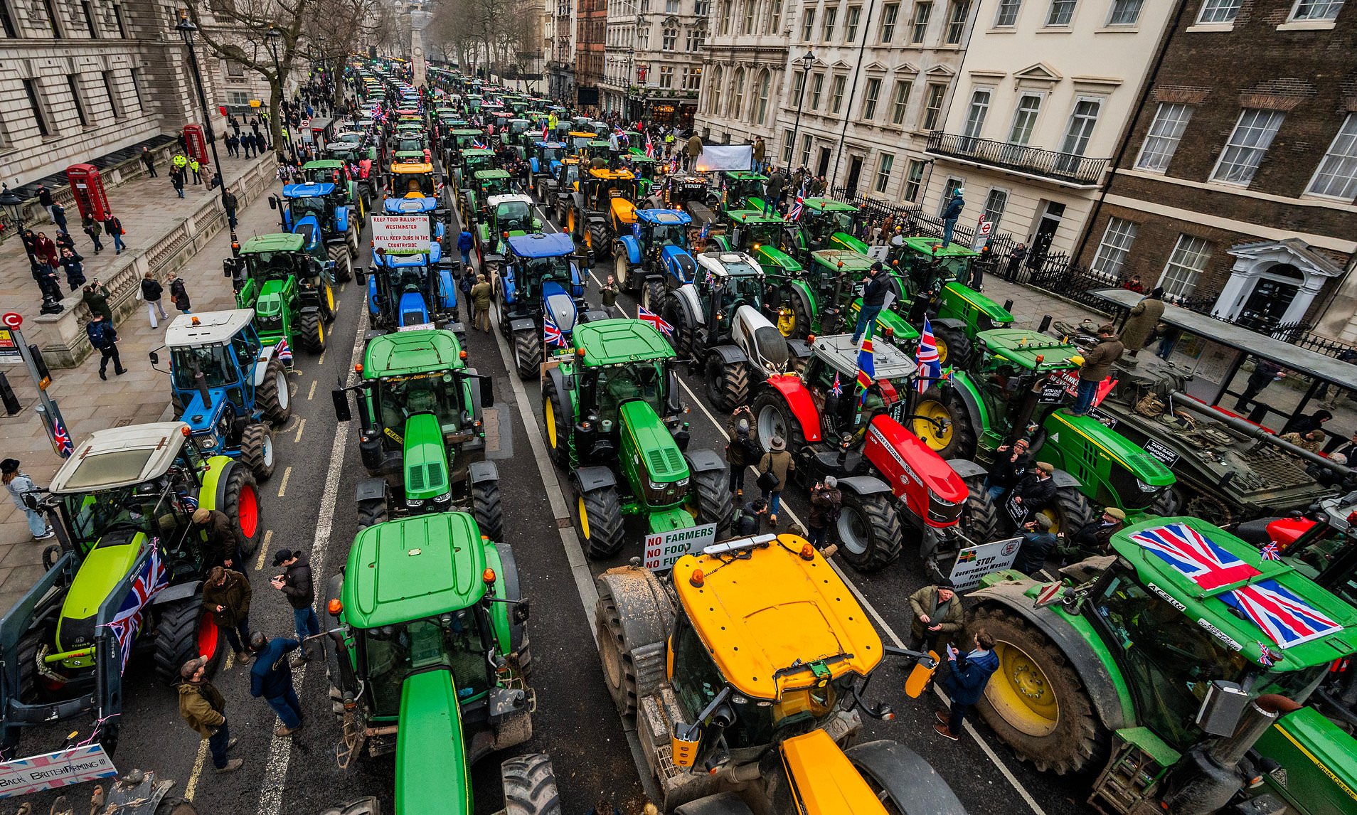 RECAP: Tractors arrive in Westminster for farmers protest