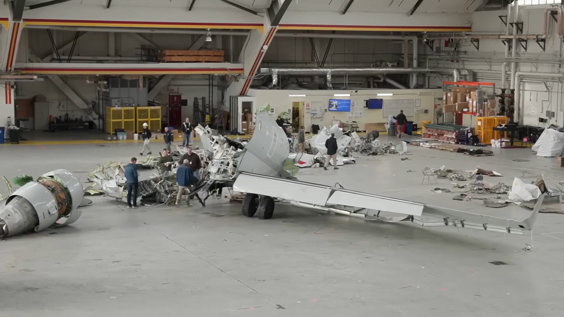 Wreckage from deadly DC mid-air crash being reconstructed