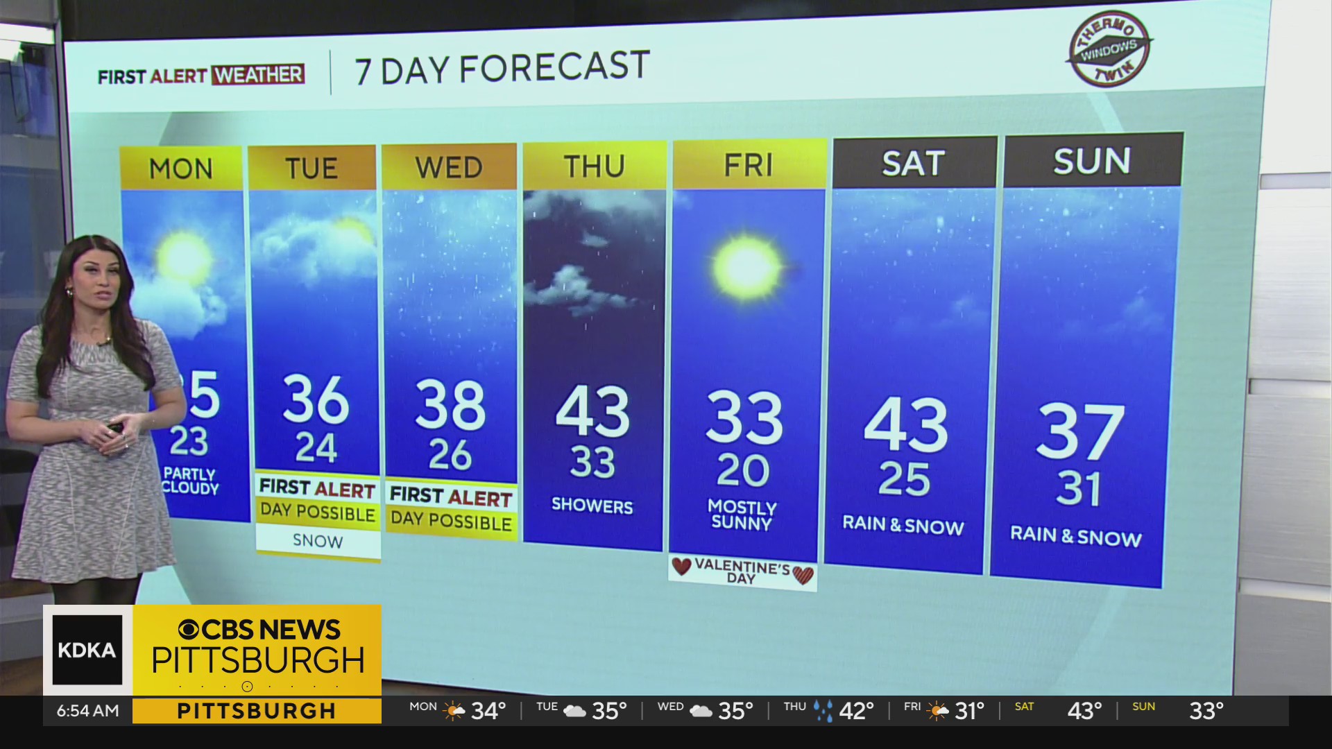 KDKA-TV Morning Forecast (2-10-25)
