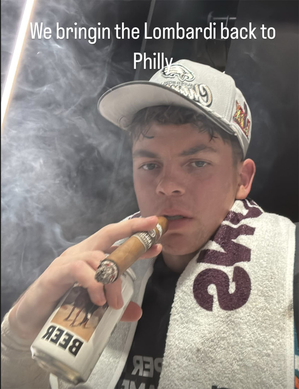 Cooper DeJean’s girlfriend celebrates Eagles rookie’s epic Super Bowl ...