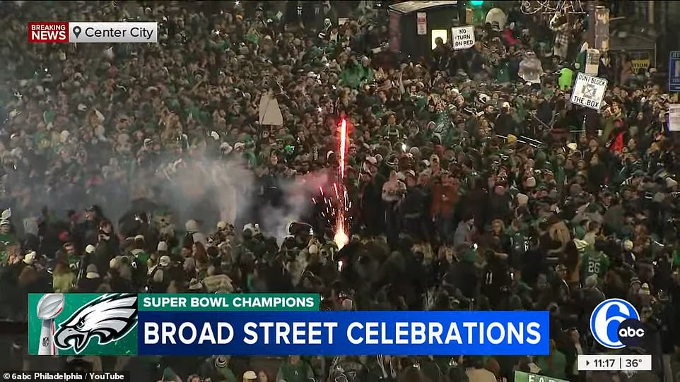 Chaos in Philadelphia as Eagles celebrations descend into riots