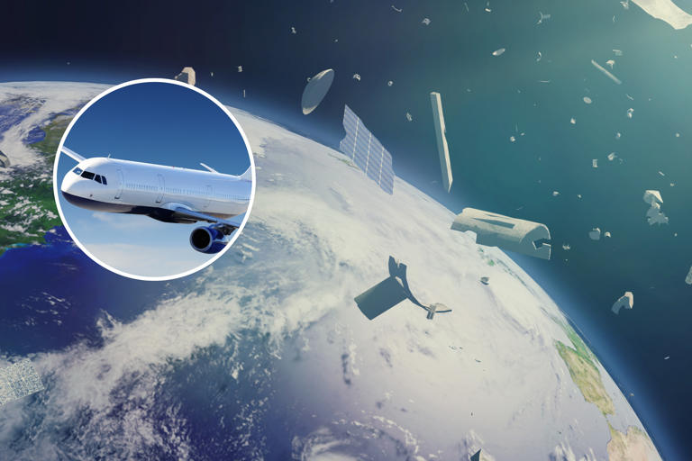 Falling Space Junk Threatens Flights