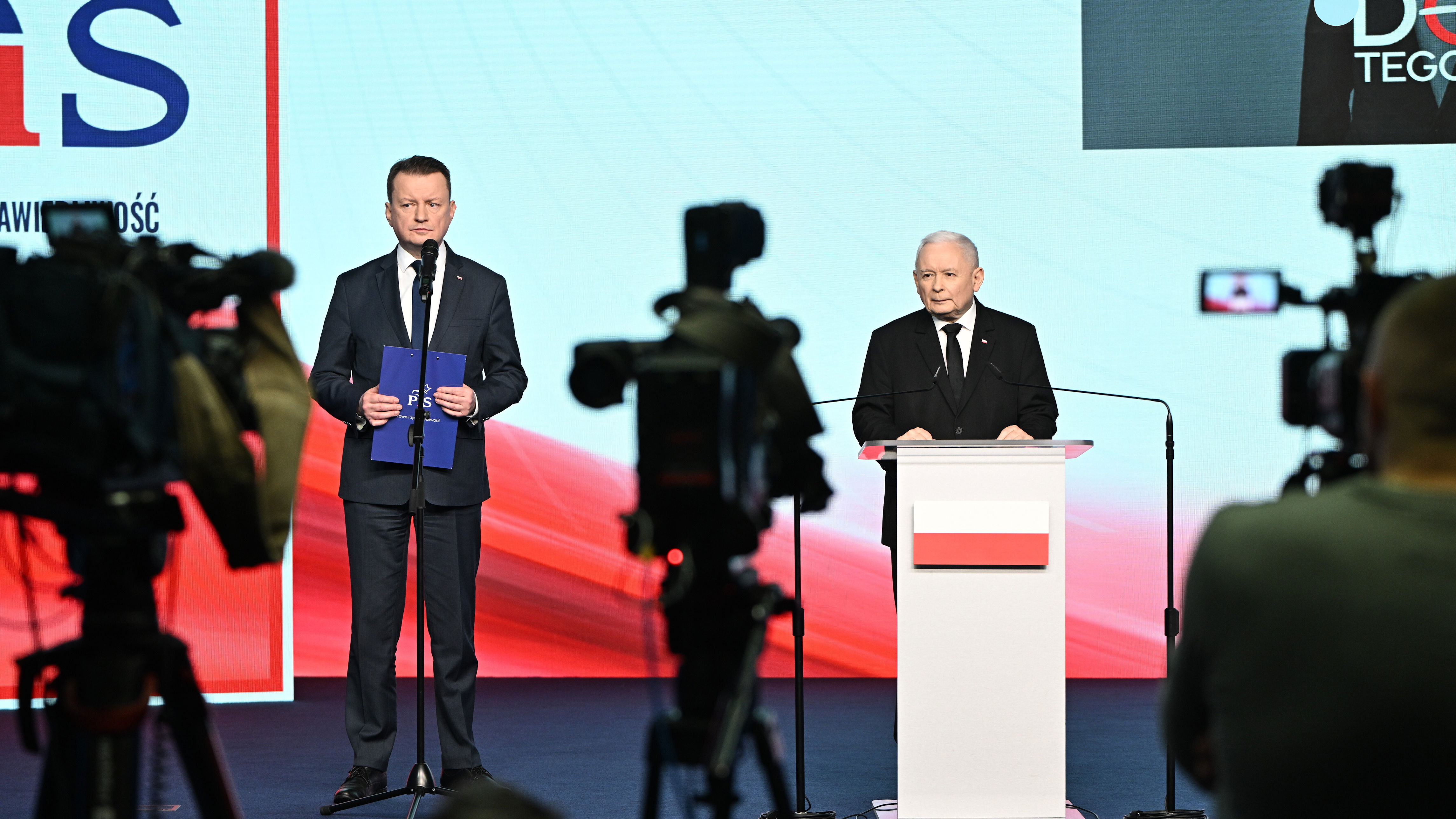 Spięcie z dziennikarką TVN24 na konferencji Jarosława Kaczyńskiego ...
