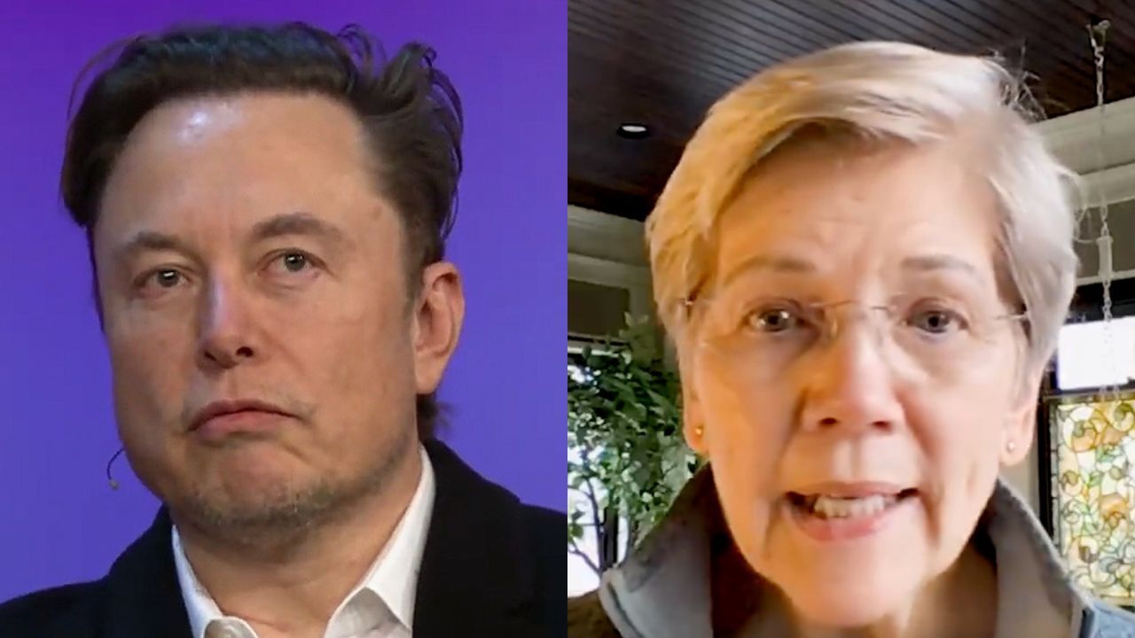 ‘This Is Code Red!’ Elizabeth Warren Goes Off About Elon Musk ‘Trying ...