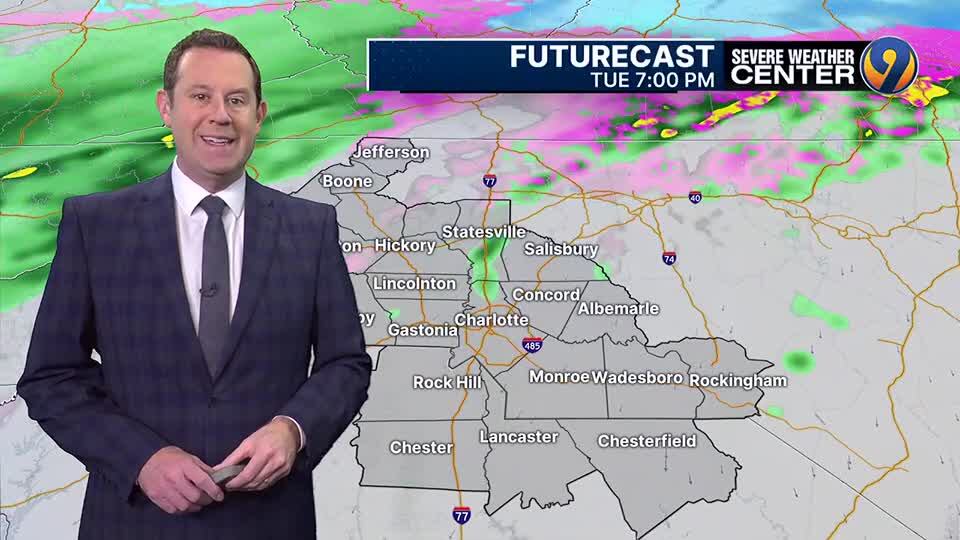 Monday morning's forecast with Meteorologist Keith Monday