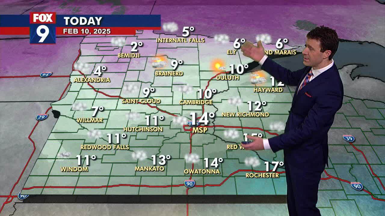MN weather: Cloudy and chilly Monday