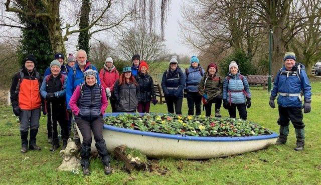 Kirk Bramwith Snowdrop Festival Walk for Doncaster Ramblers