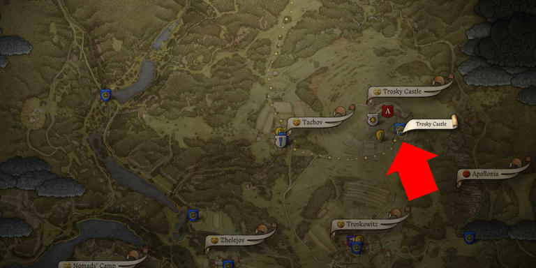 Kingdom Come: Deliverance 2: All Trosky Fast Travel Locations