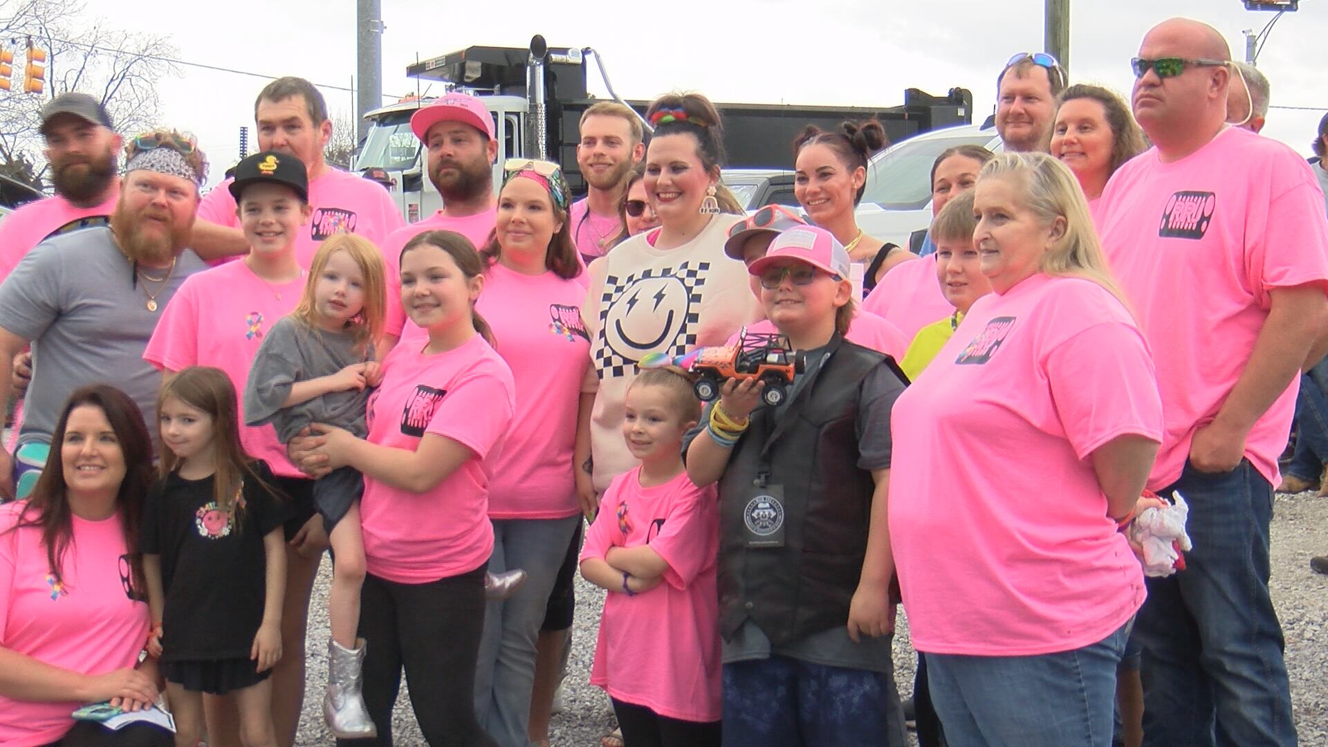 Community comes together at car drive-in for bullying victim