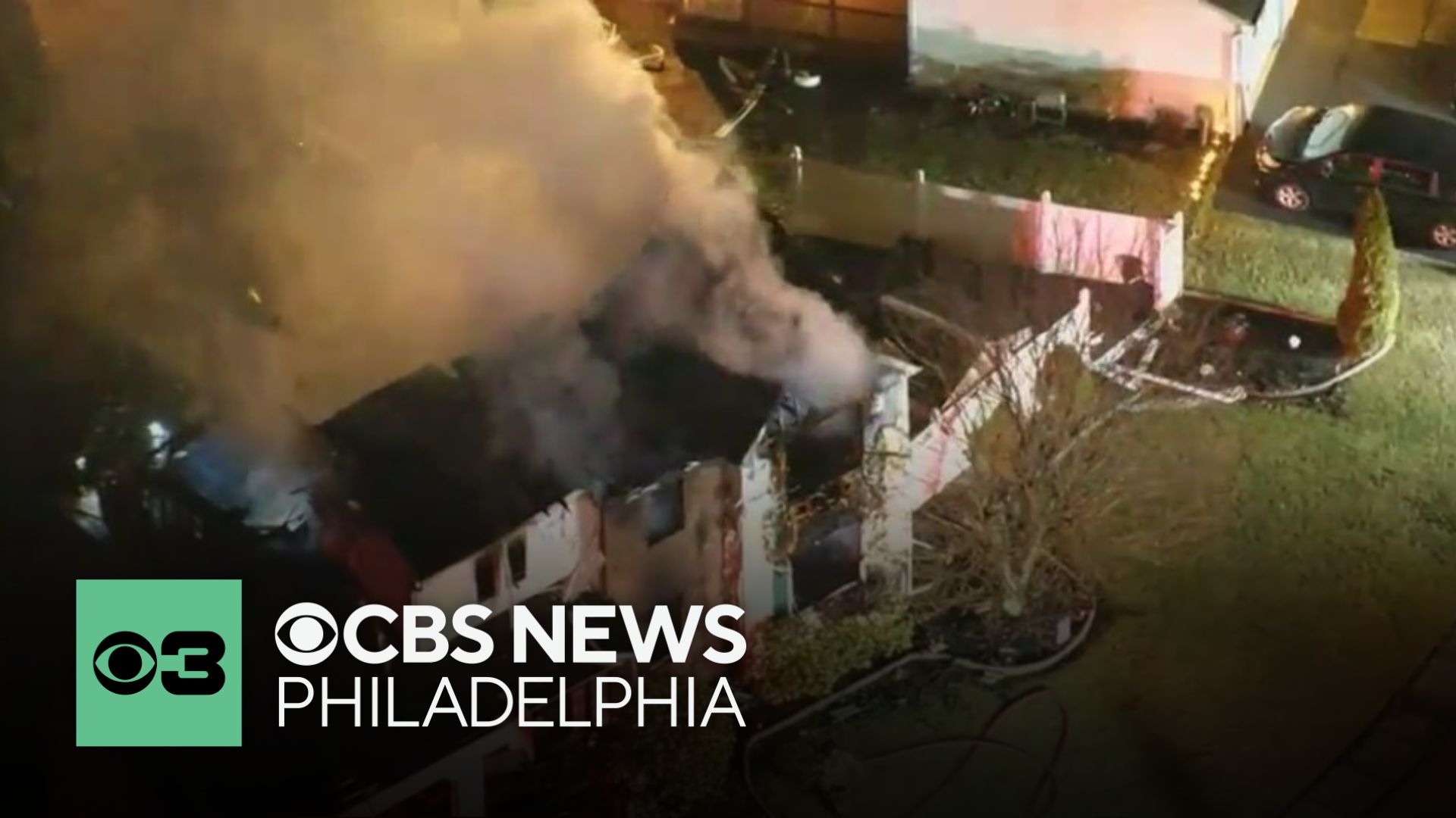 Firefighters battle early morning fire in Bensalem