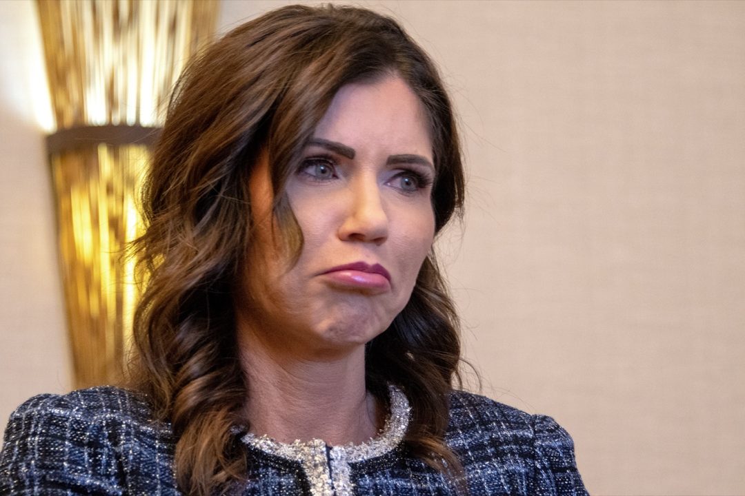Rather than fly on a DHS flight, Kristi Noem claims a man attempted to ...