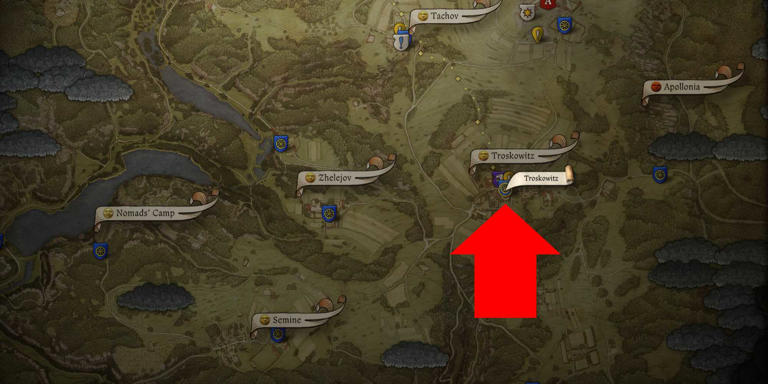 Kingdom Come: Deliverance 2: All Trosky Fast Travel Locations