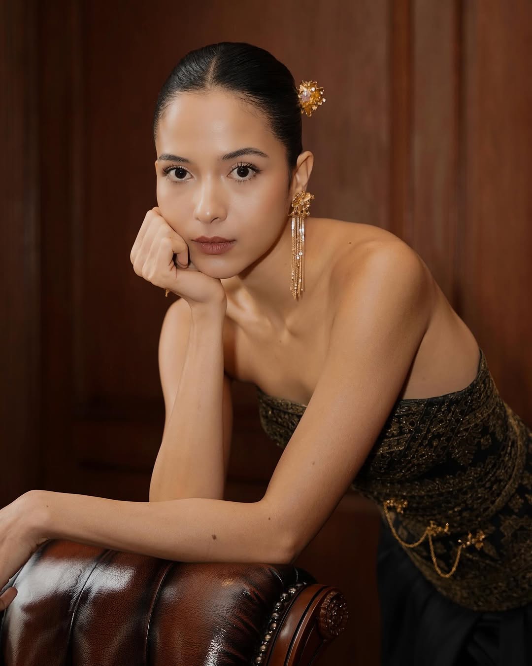 Mengintip Detail Tampilan Anggun Putri Marino di Malam Perayaan