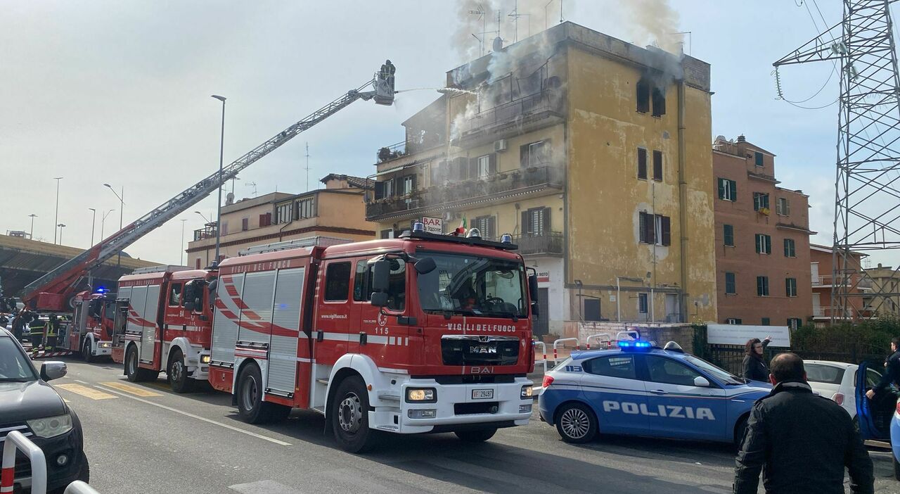 Roma, incendio in un appartamento a Labaro: morta Maria Arata. Fumo ...