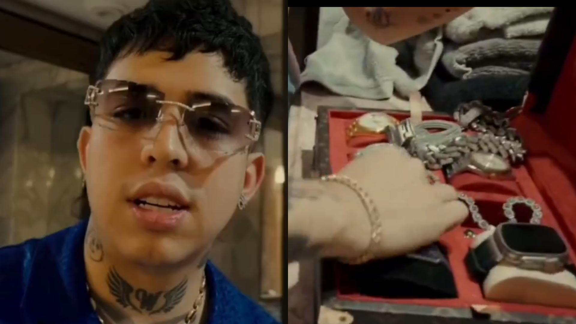 El 'streamer' Westcol enseña su exclusiva colección de joyas y habla del reloj de lujo que le ...