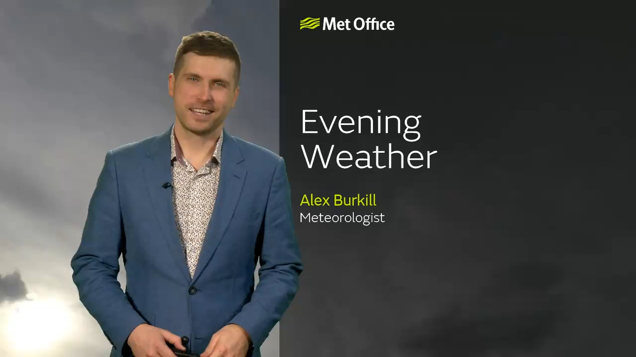 Met Office Monday Evening Weather Forecast - 10/02/25