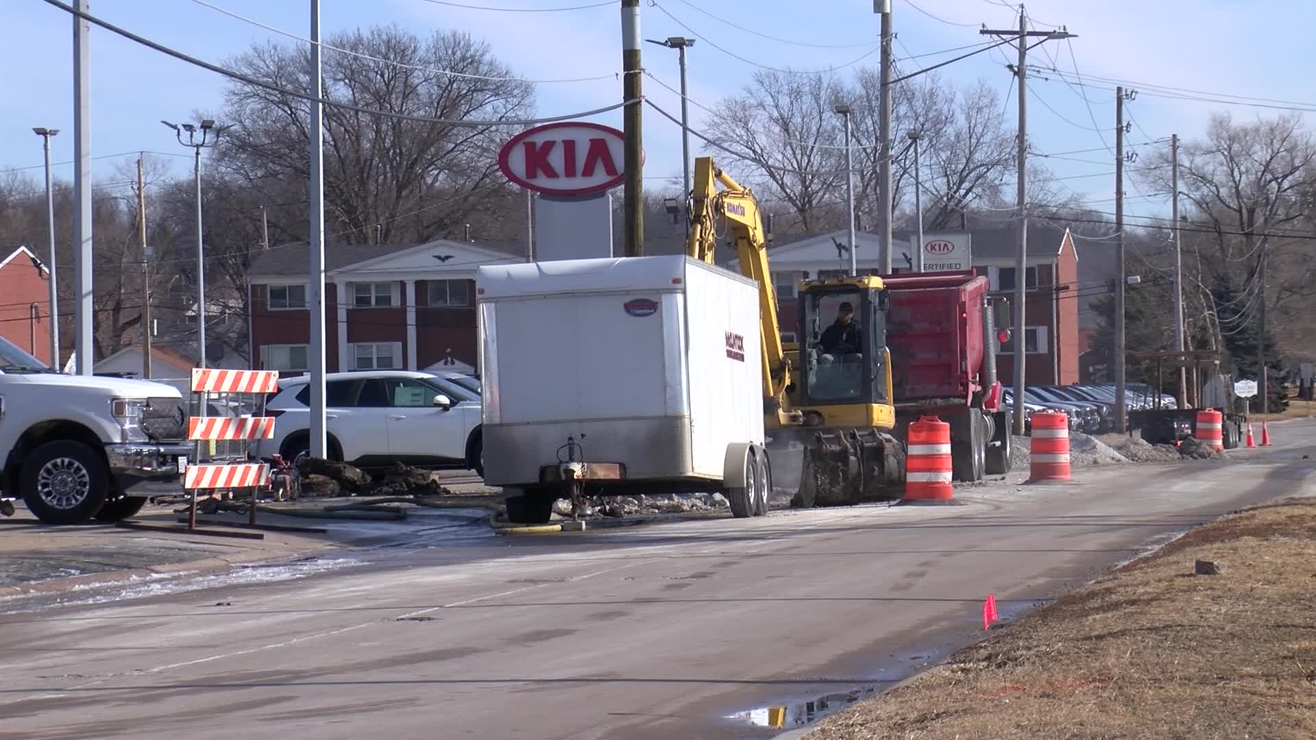 Moline water main break