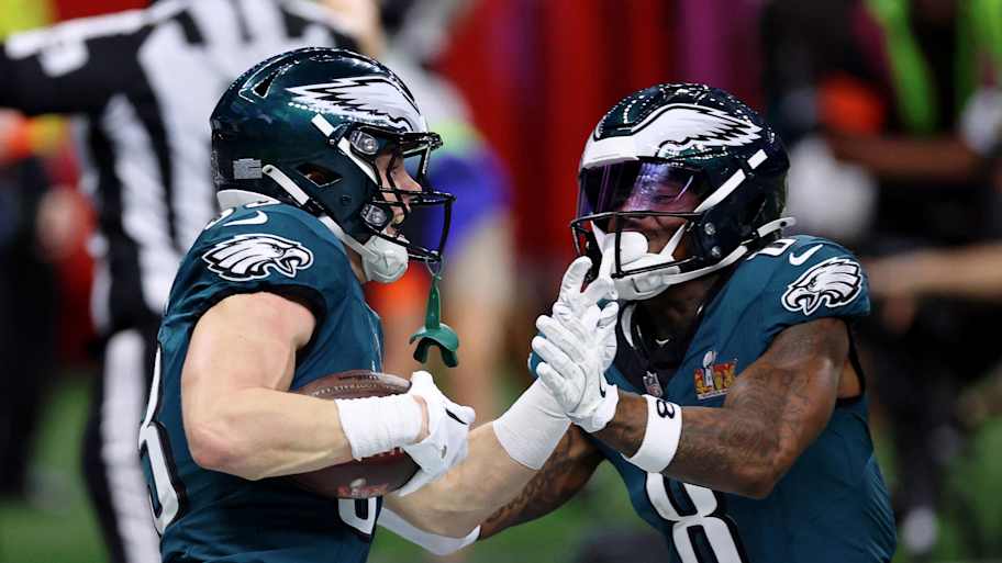 Cooper DeJean shares special moment with gf Steph Wilfawn after Eagles ...