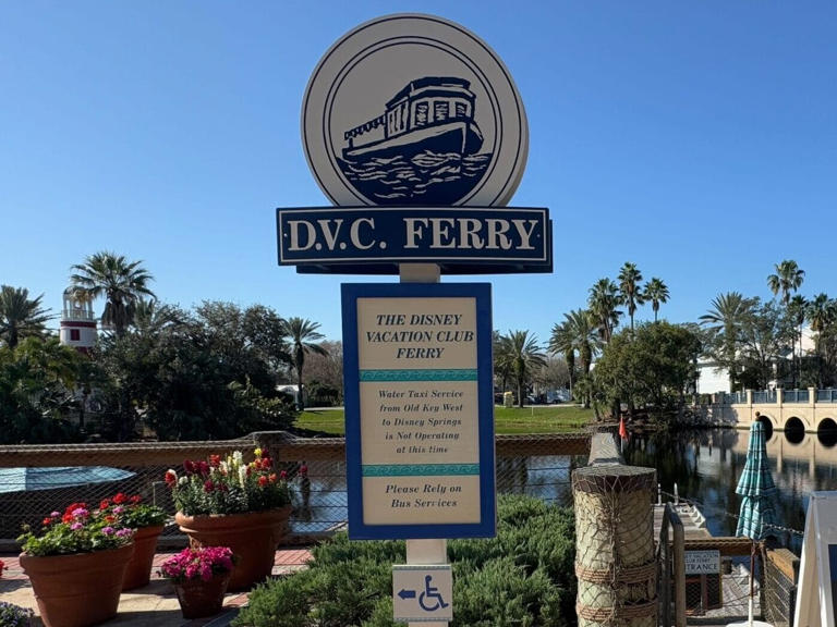 Water Taxi Service at Disney's Old Key West Resort Temporarily Out of ...