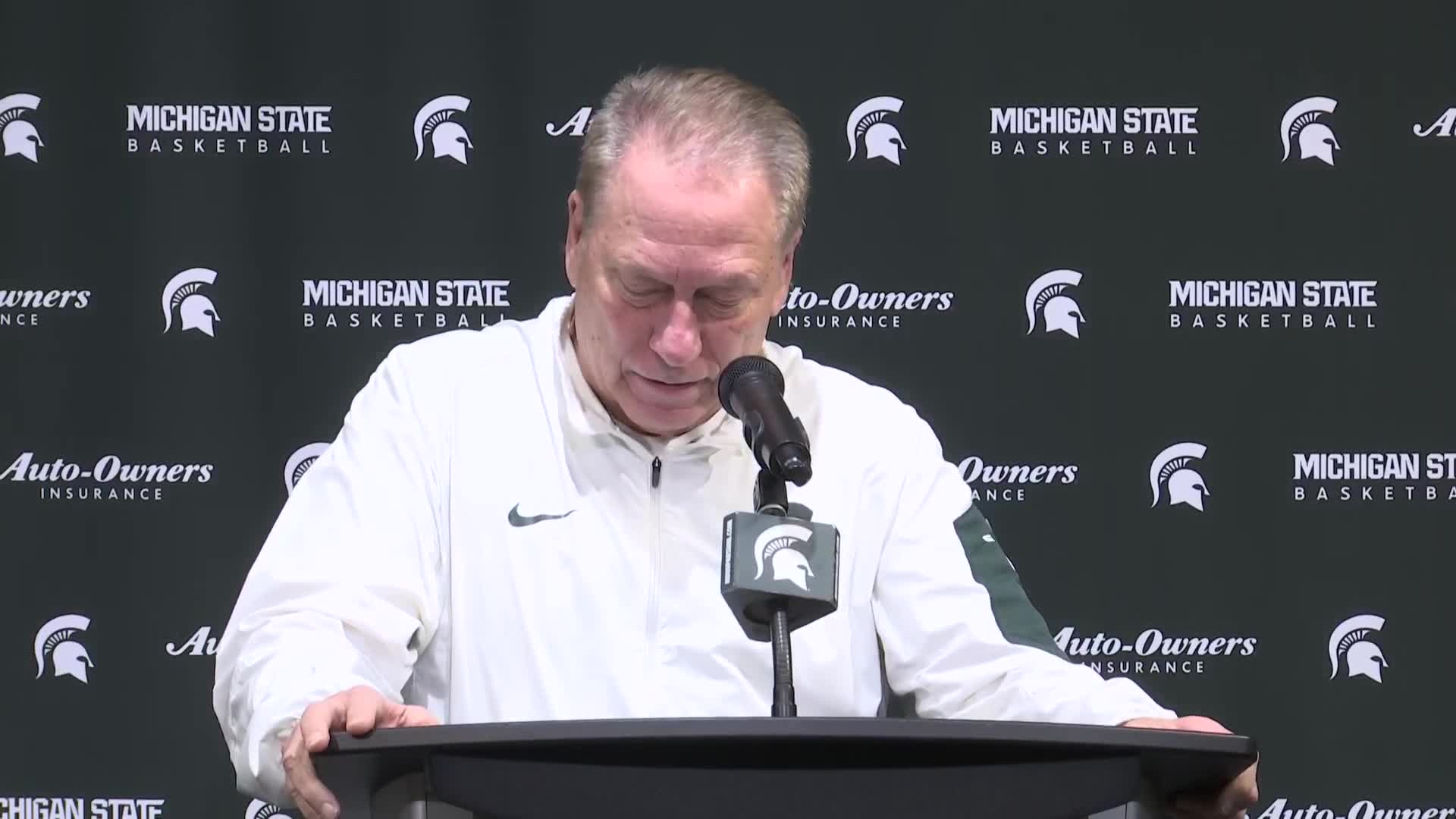Tom Izzo news conference for 2/10/2025