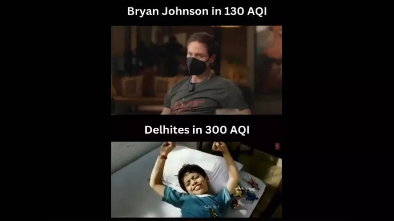 Bryan Johnson calls out India’s AQI crisis with ‘Taare Zameen Par’ meme ...
