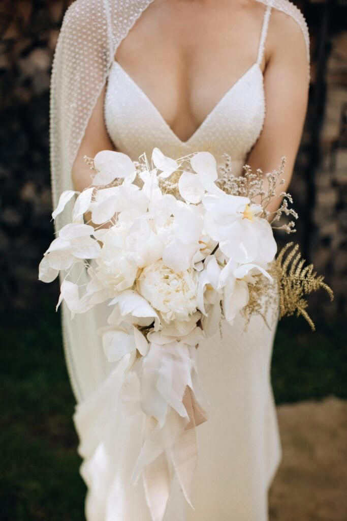 58+ Cascading Orchid Wedding Bouquets You Need to See!