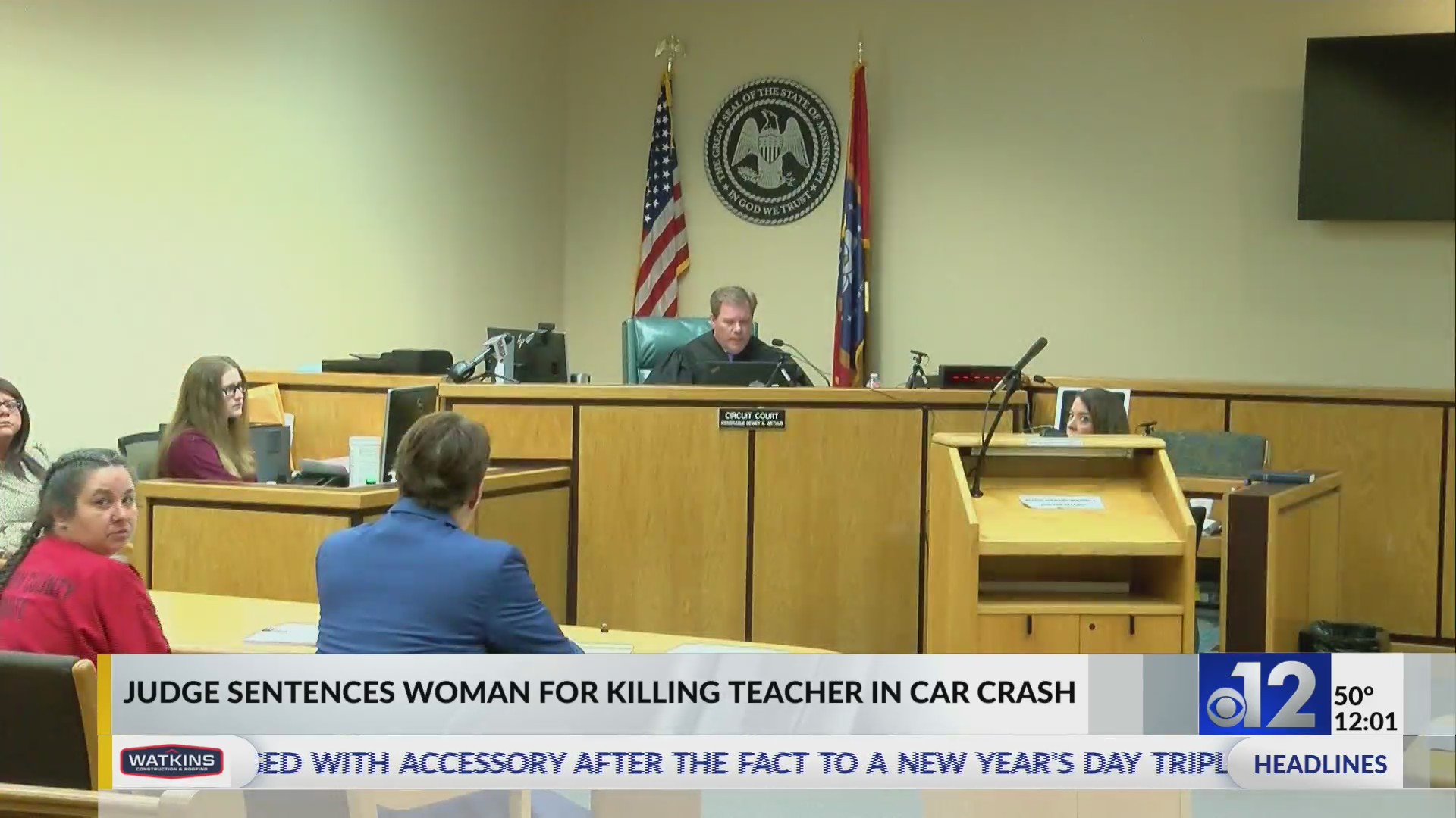 Woman sentenced for killing Canton teacher in DUI crash