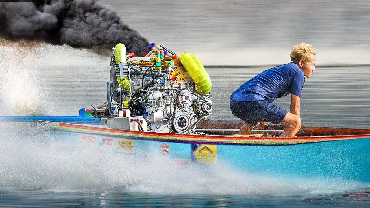 Unusual cause behind Thailand's fishing boat racing trend