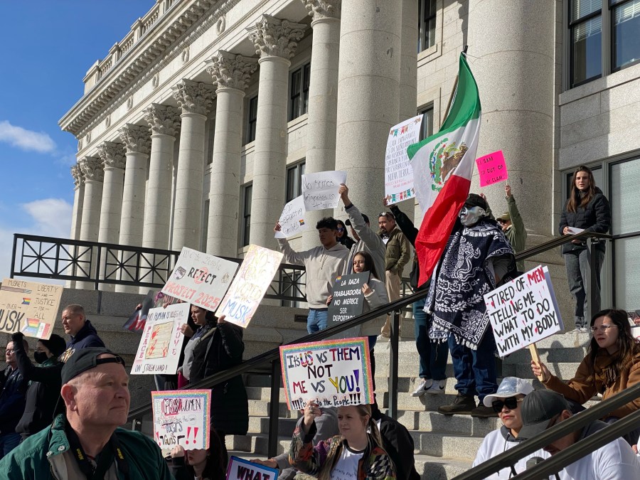 Protester speaks after being hit by car during Salt Lake City demonstration