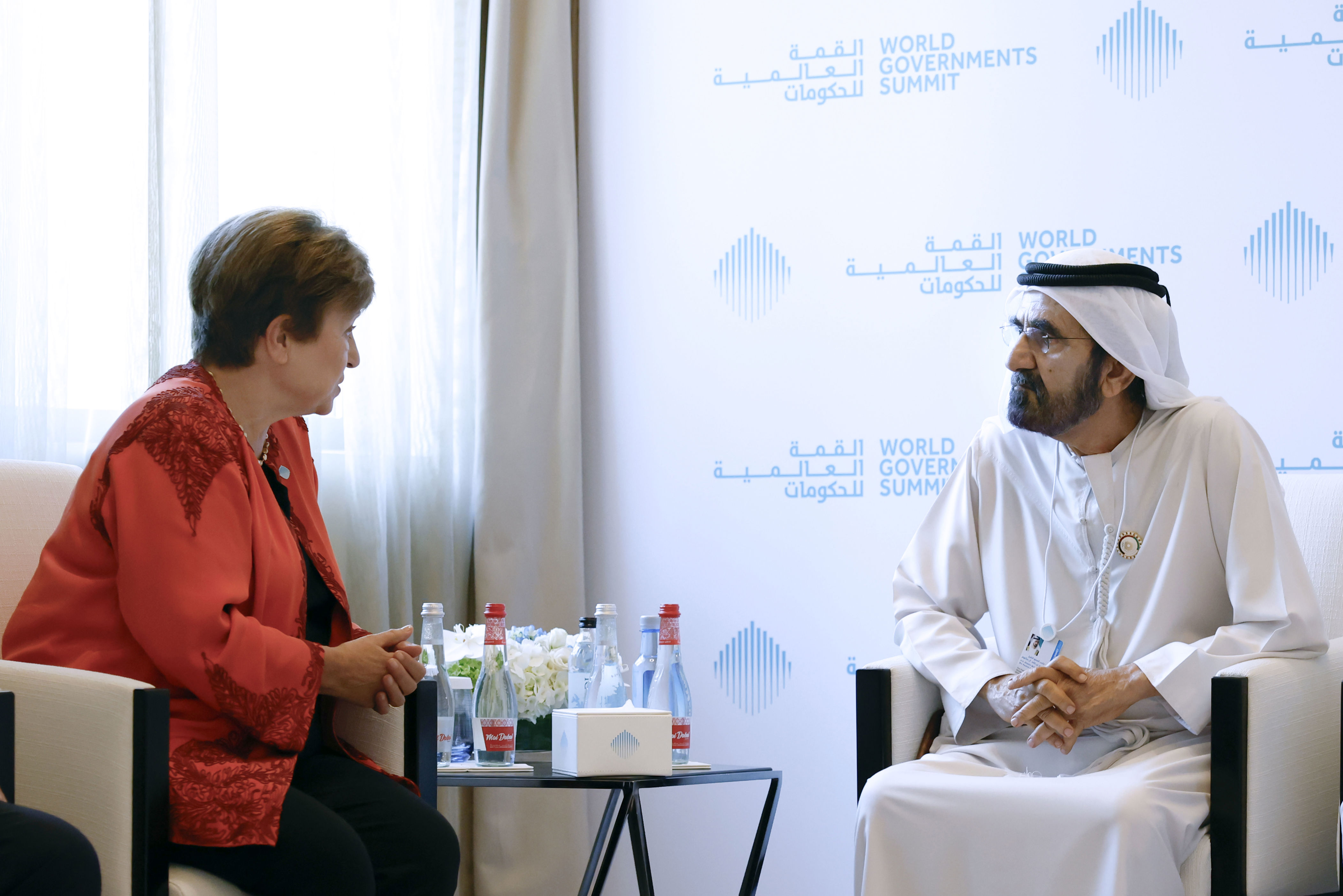 Mohammed bin Rashid, IMF Managing Director address global economic ...