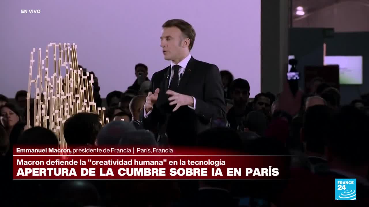 "Francia regresa a la carrera de la inteligencia artificial": Emmanuel ...