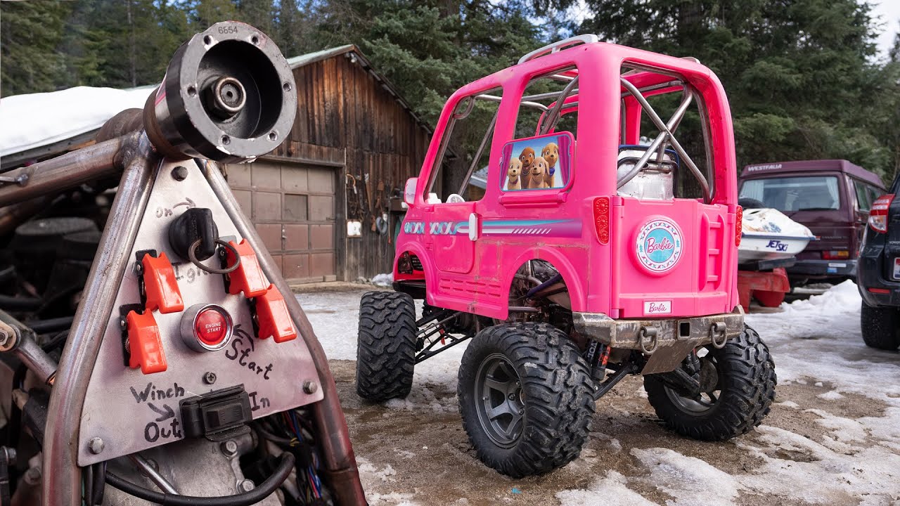 Mini Overland 4x4 Camper gets Mad Max Control Panel!