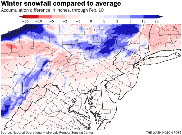 CWG Live updates: Snow to ease overnight, but could linger into Wednesday