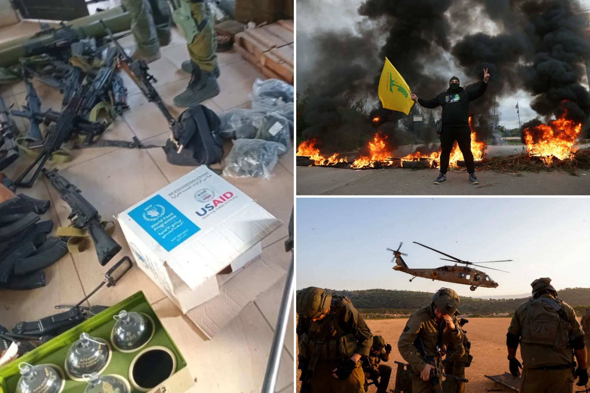 USAID packages found among Hezbollah weapons cache in Lebanon: Israeli ...