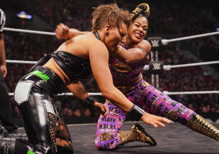 Unstoppable Force! Bianca Belair and Rhea Ripley Make WWE history together