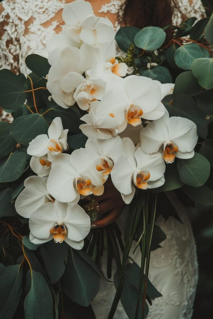 58+ Cascading Orchid Wedding Bouquets You Need to See!