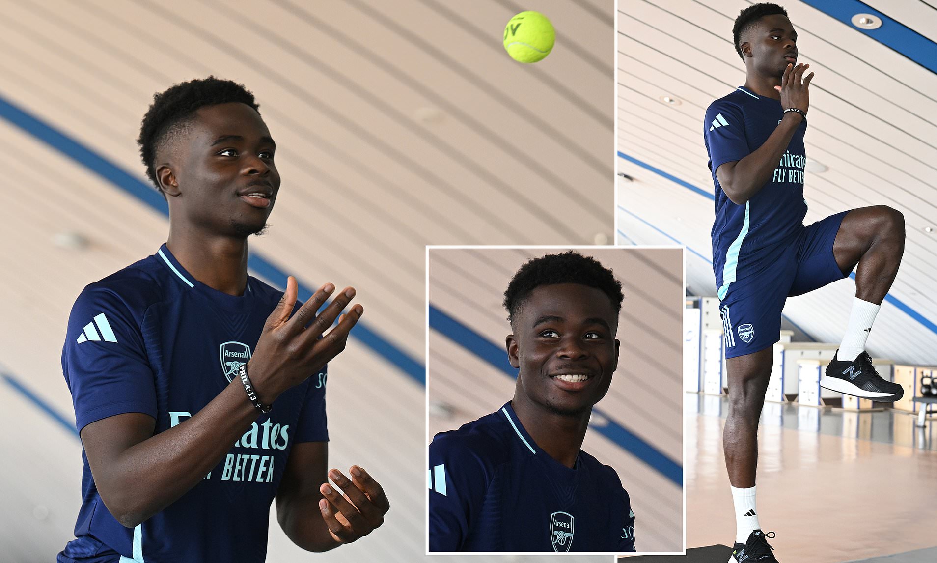 Arsenal give major update on Bukayo Saka injury following six weeks on ...