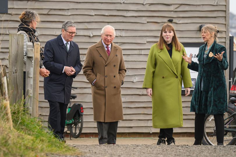 King Charles takes Keir Starmer and Angela Rayner on tour of Cornwall ...