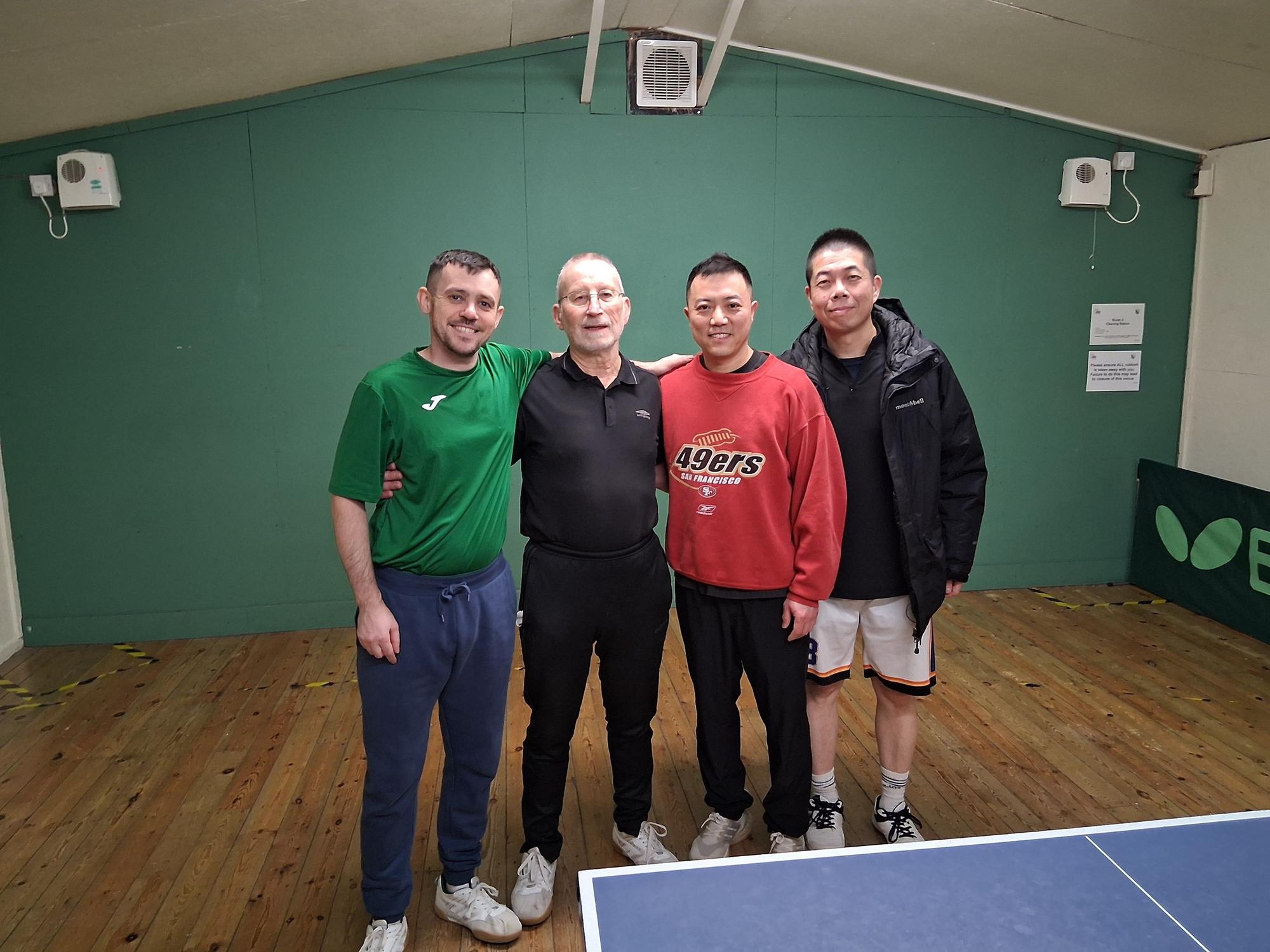 Radford bid for the top spot in Leamington Table Tennis League