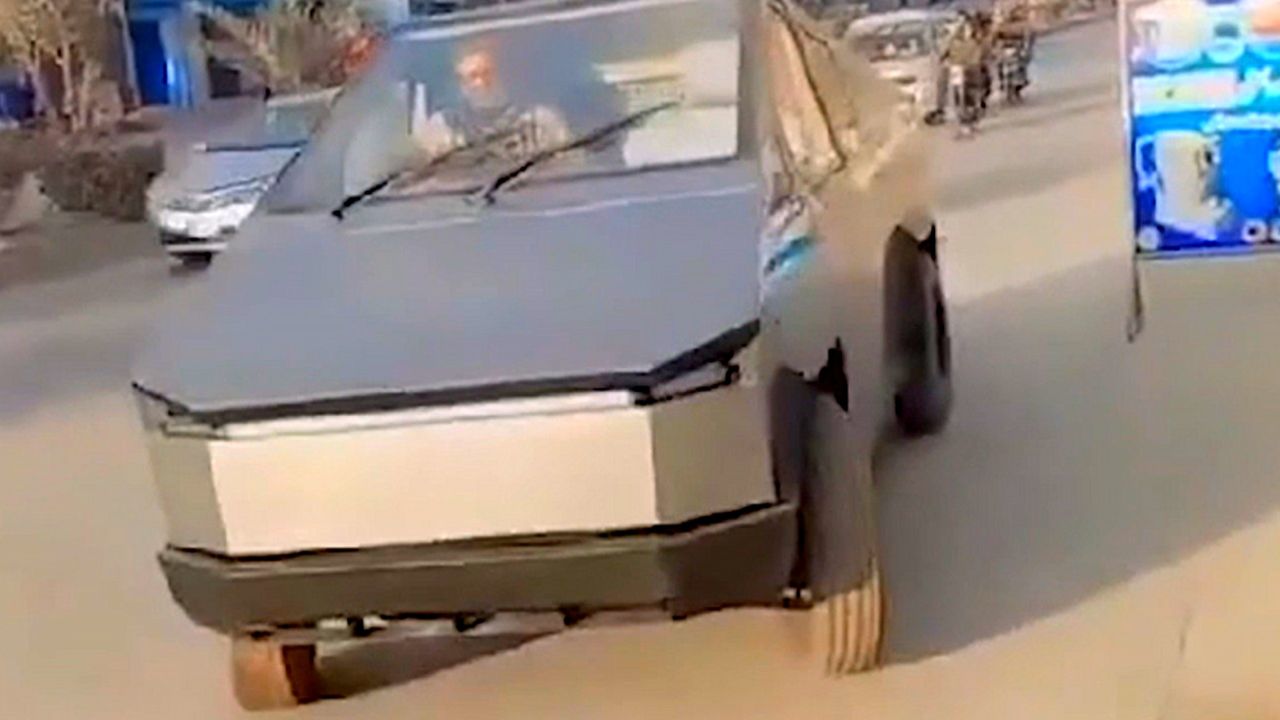 Pakistani engineer creates bizarre homemade Tesla Cybertruck