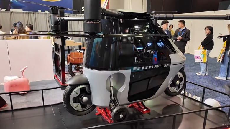 The High-Tech Flying Motorcycle Concept That Can Traverse Land, Water ...