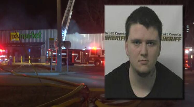 Man charged with arson for Sunday night fire at southern Indiana Dollar ...