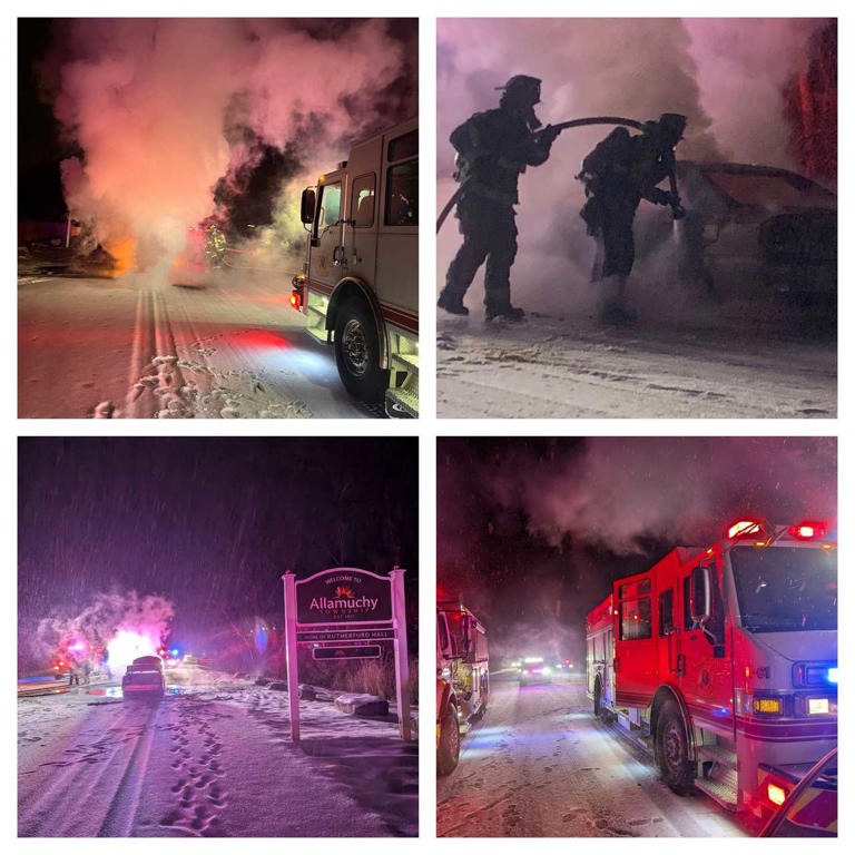 Car Engulfed In Smoke On Route 517: Allamuchy Fire Department (PHOTOS)