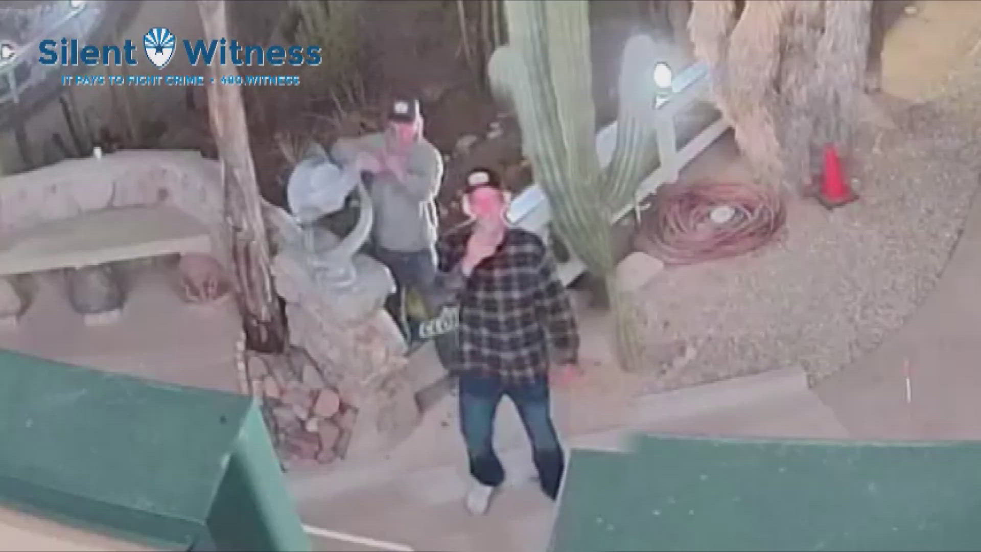 2 men broke into Tovrea Castle. Police are now offering $1,000 for info ...